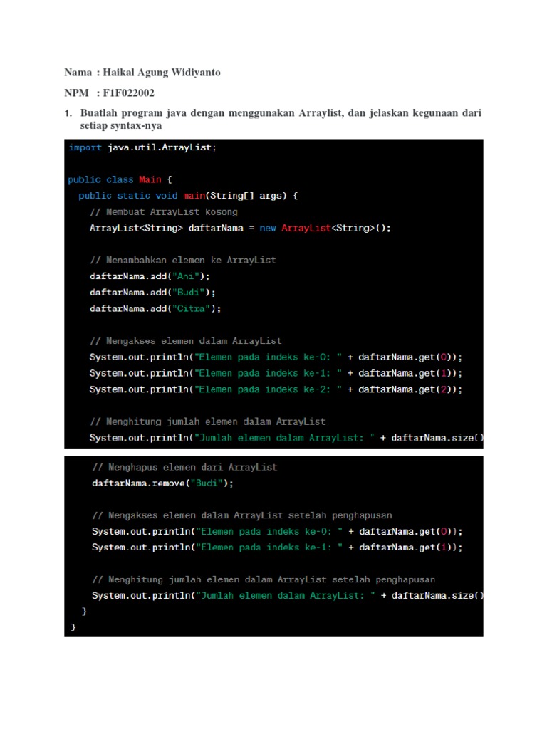 Haikal Agung W - F1F022002 | PDF | Teknologi & Rekayasa