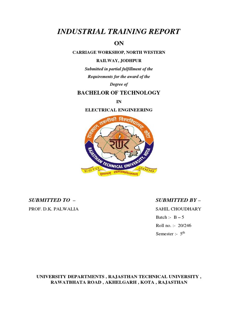Industrial Training Report | PDF | Rechargeable Battery | Heat Exchanger