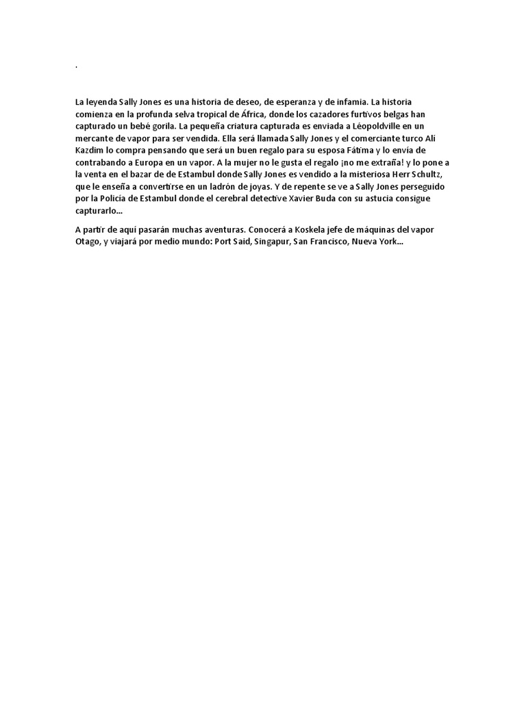 A Lenda de Sally Jones | PDF