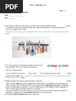 Kimi 8 - Test 3 | PDF