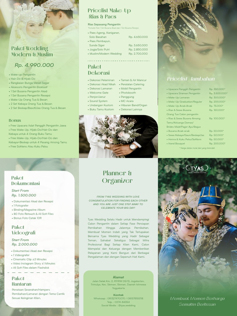 Brosur Tyas Wedding Mei 2023 | PDF