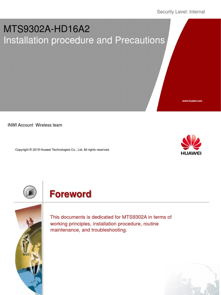 MTS9302A Installation Procedures 14.06.2022 v2 | PDF | Rectifier ...
