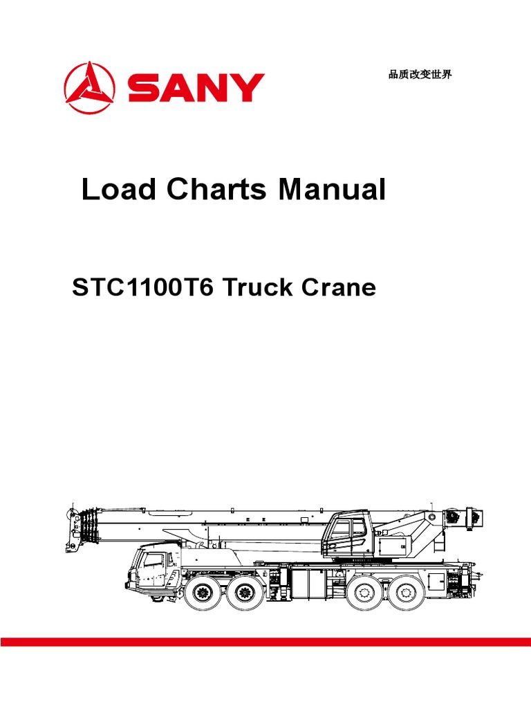 STC1100T6性能表 | PDF | Crane (Machine) | Mechanical Engineering