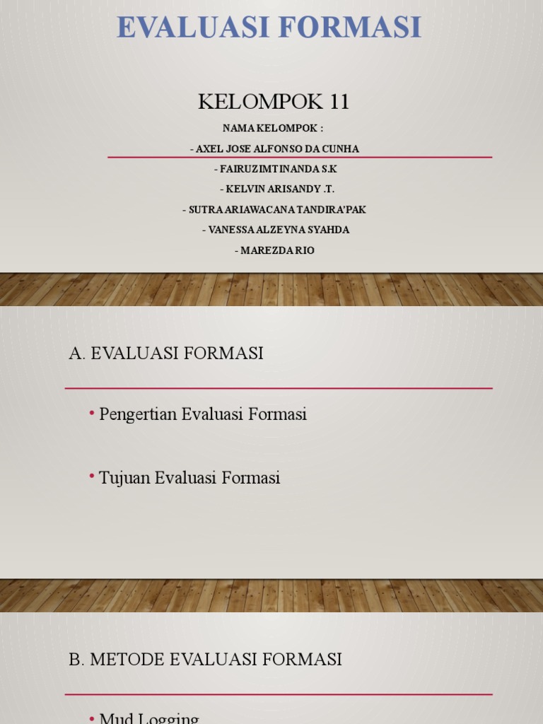 Evaluasi Formasi | PDF