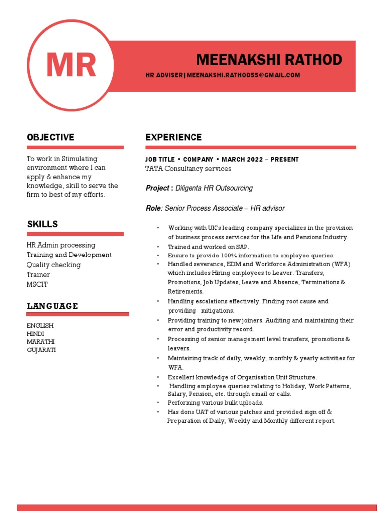 Meenakshi Rathod Resume | PDF | Business Economics | Economies