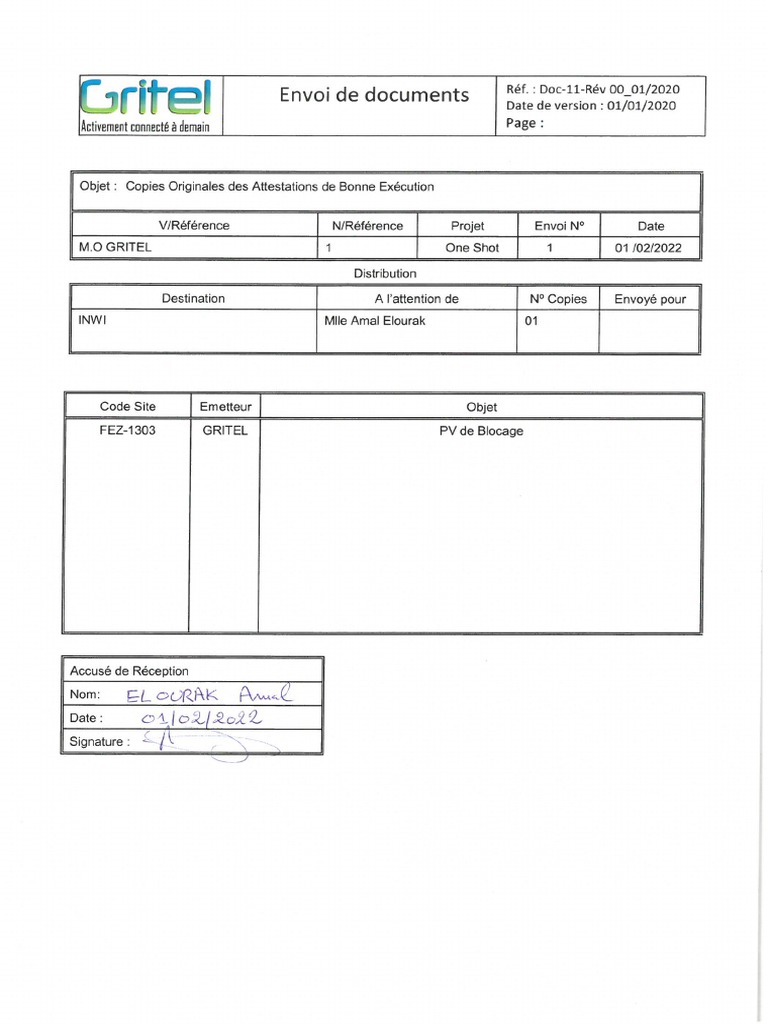 Accuser de Reception | PDF