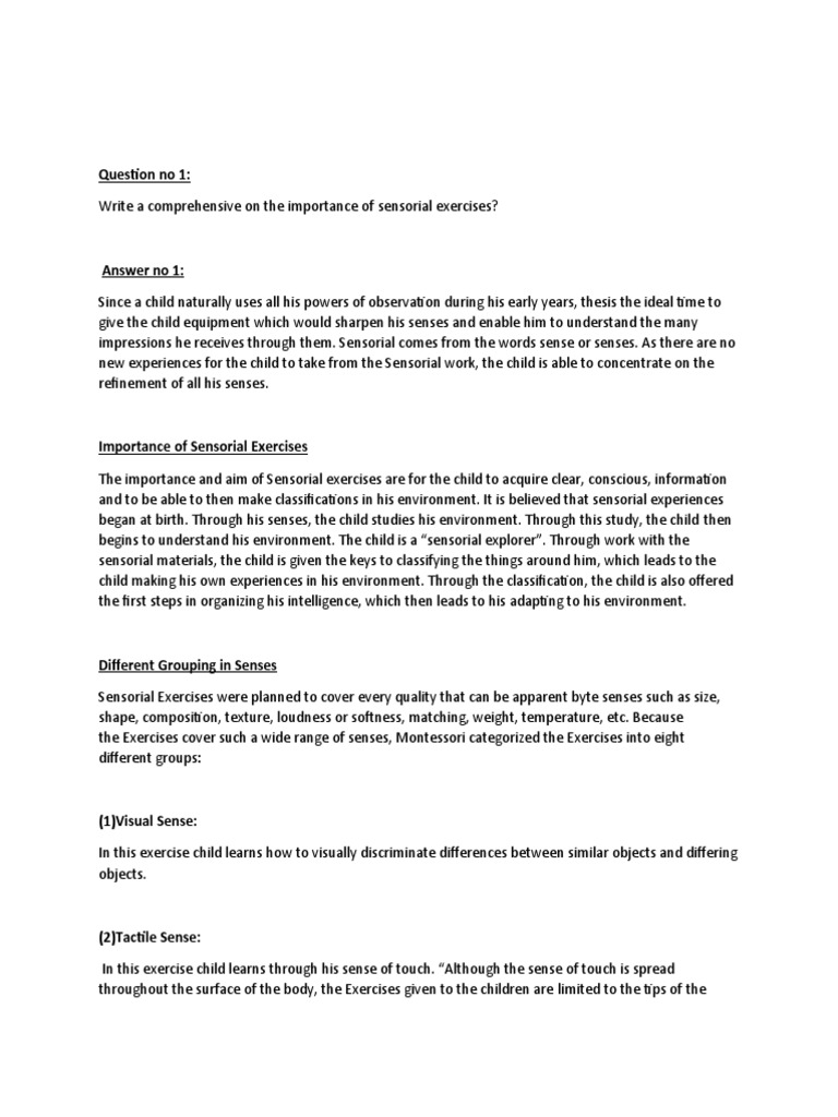 PMC Module 3 | PDF | Senses | Experience