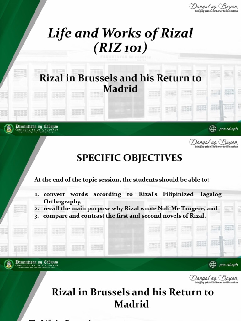 Lesson 8 Rizal To Brussels - PPTX (20230509083259) | PDF | Tagalog ... Lesson 8 Rizal To Brussels - PPTX (20230509083259) | PDF | Tagalog ...