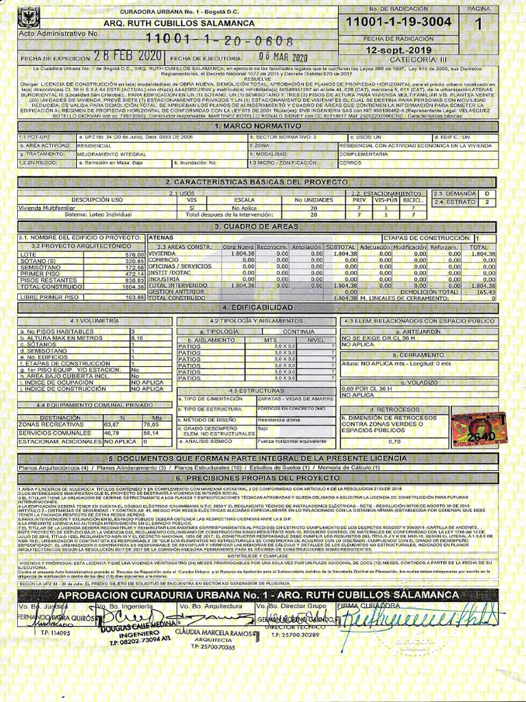 Licencia de Construcción | PDF