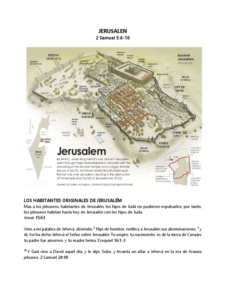 JERUSALEN | PDF | Templo en jerusalén | Galilea