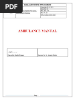 Ambulance Inspection Checklist Guide | PDF | Ambulance | Vehicles