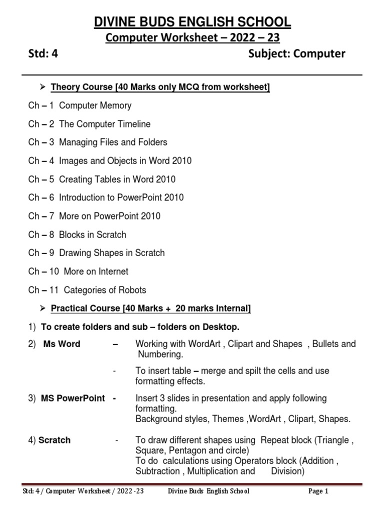STD 4 RS 11 | PDF | Random Access Memory | Read Only Memory