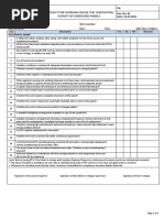 Electrical Safety Inspection Checklist | PDF | Electrical Wiring ...