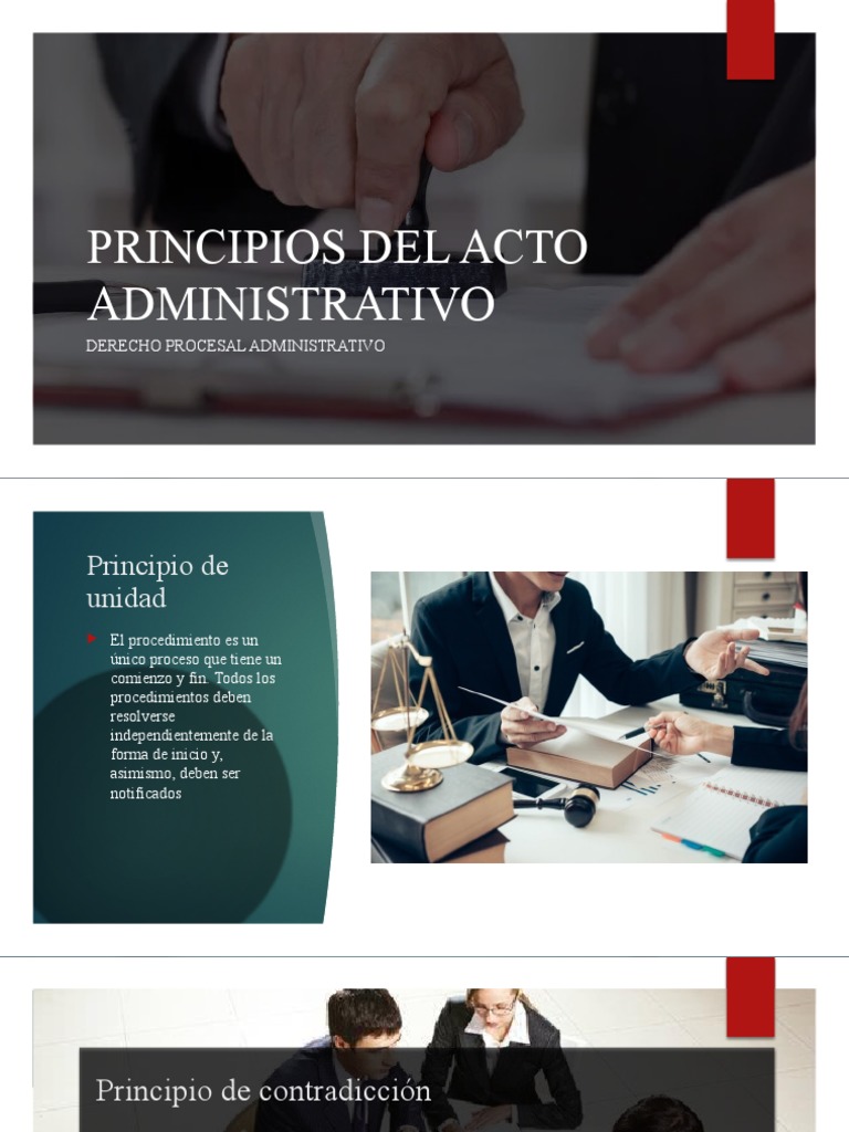 Principios Del Acto Administrativo | PDF