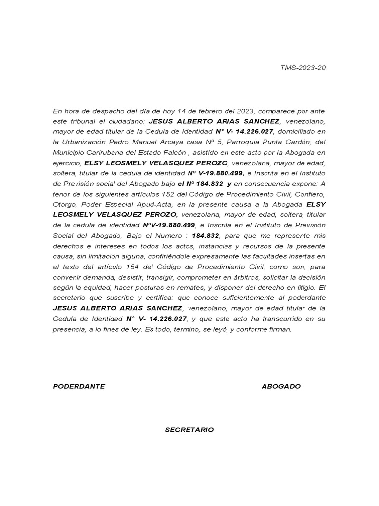 Poder Apud Acta | PDF