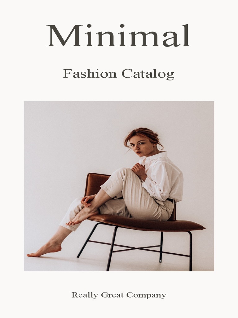 Minimal Fashion Catalog 2023 | PDF