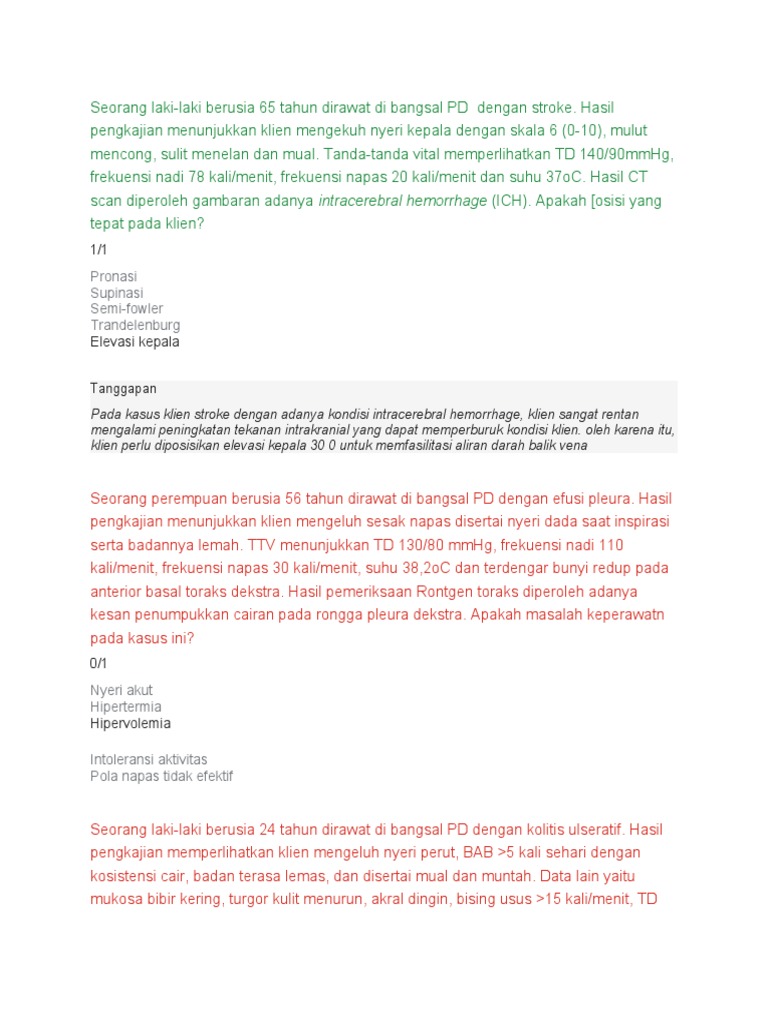 Pengayaan Ukom KMB | PDF