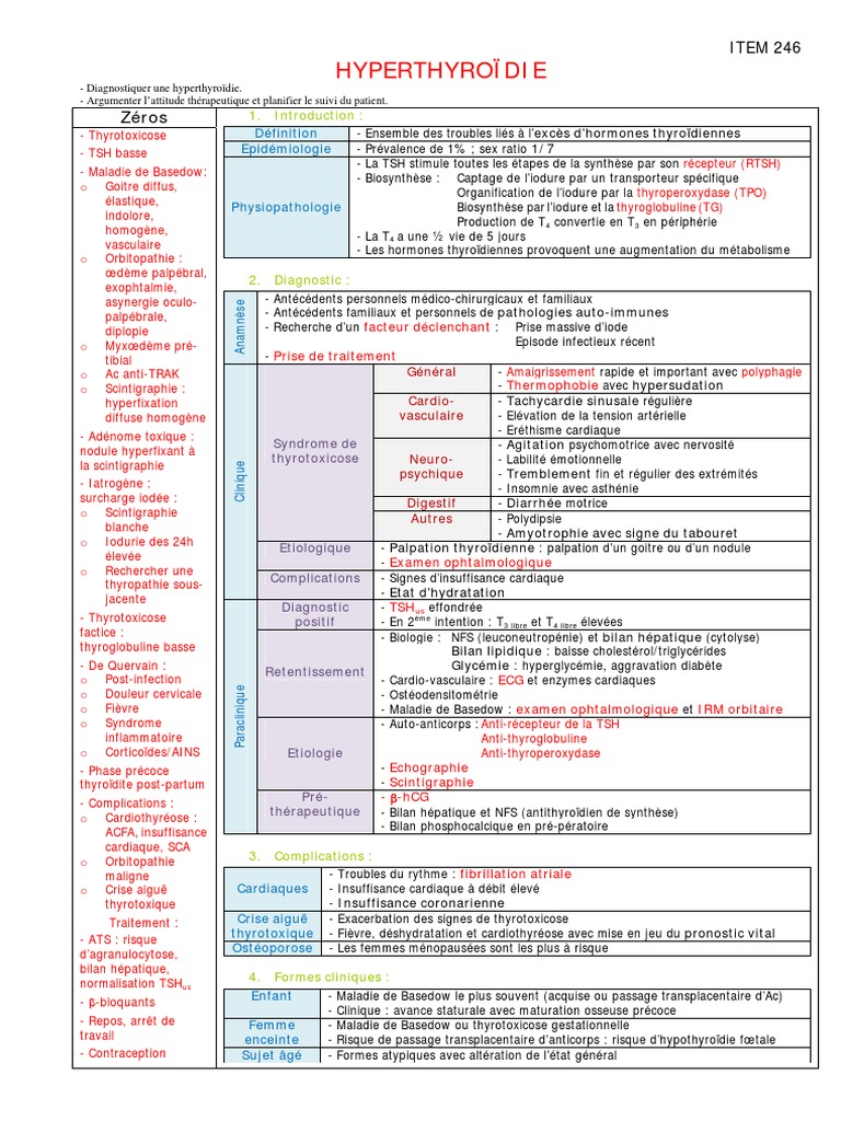 3 2 Hyperthyroidie | PDF | Hyperthyroïdie | Thyroïde
