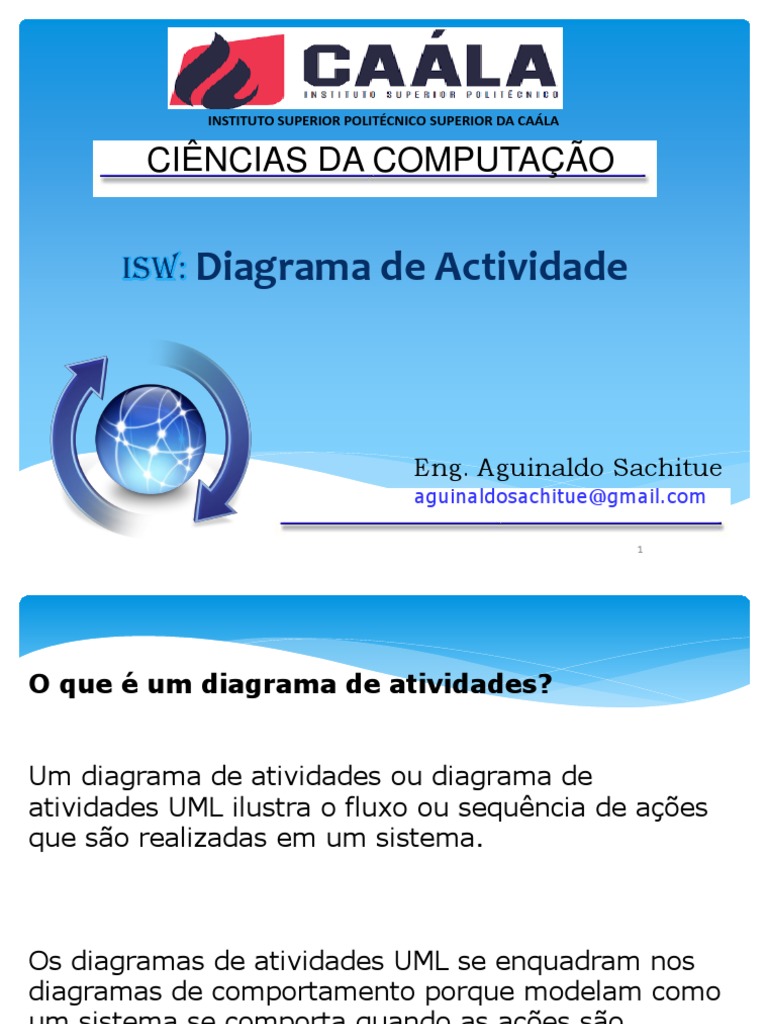 Diagrama de Actividade | PDF | Linguagem de modelagem unificada (UML) | Informática