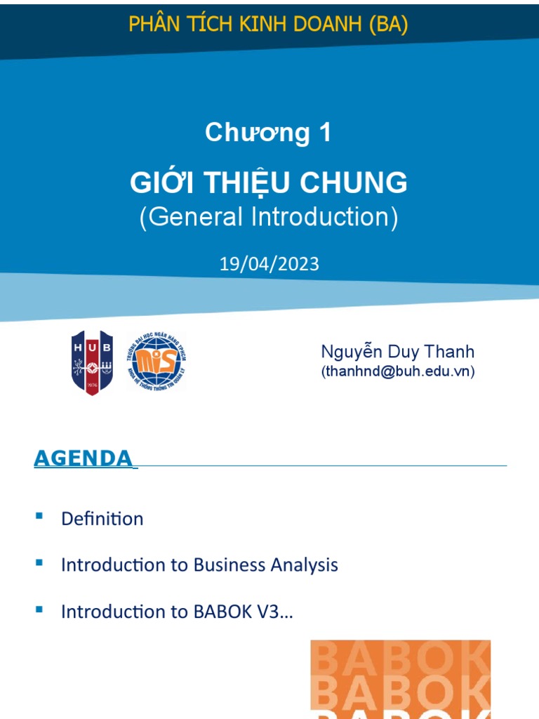 2023 BA C1 Introduction | PDF | Business Analysis | Computing