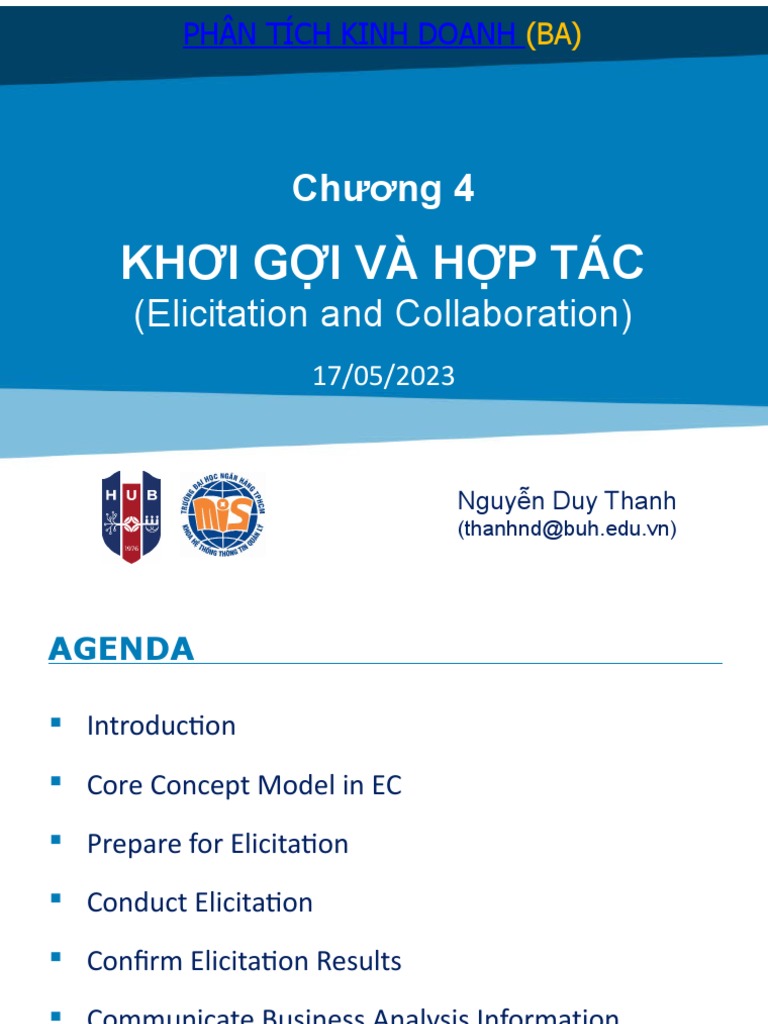 2023-BA-C4_Elicitation and Collaboration (4) | PDF | Business Analysis ...