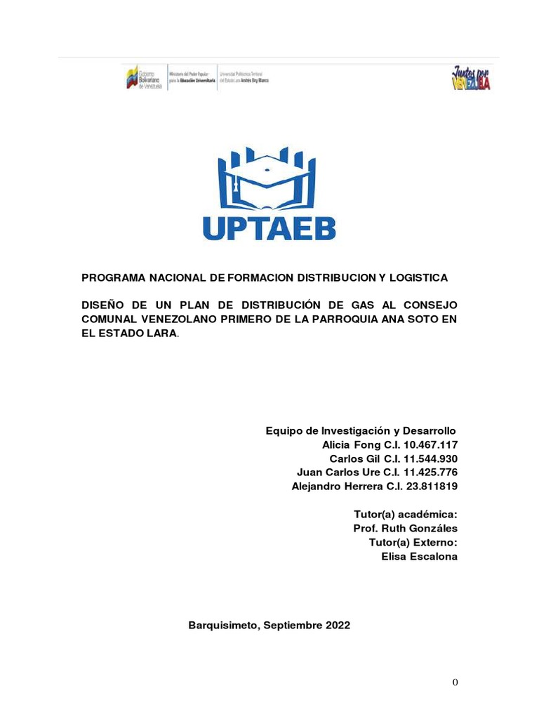 Proyecto III DISTRIBUCIÓN Y LOGISTICA | PDF | Logística | Venezuela