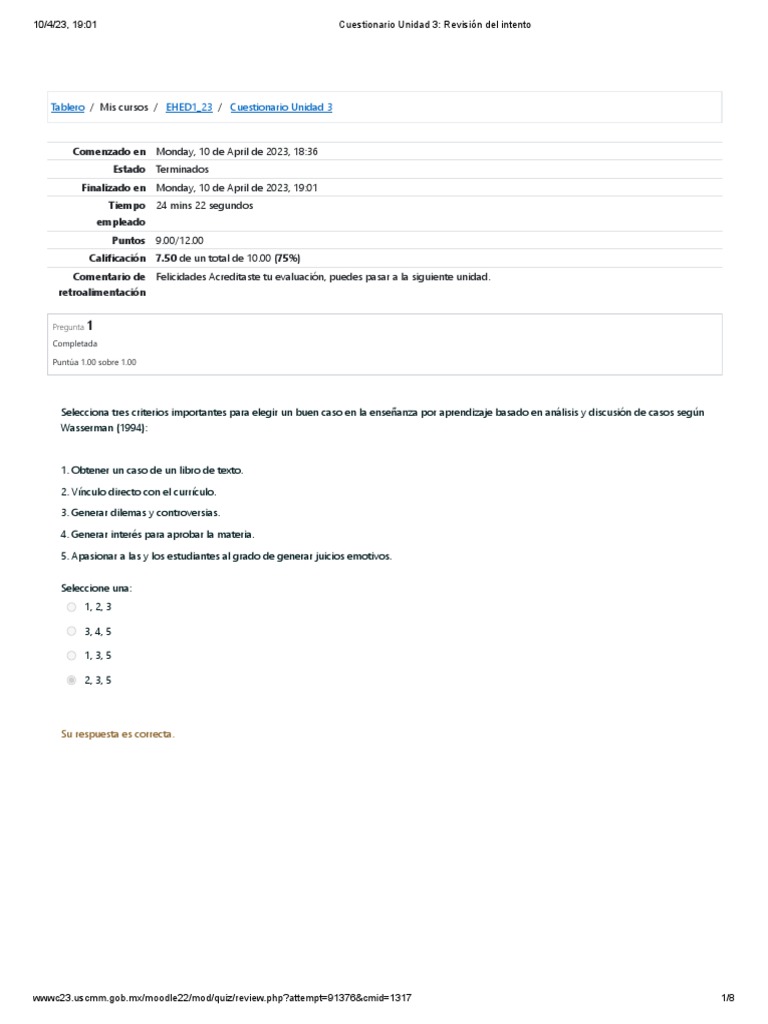 Compilado Unidad 3 | PDF | Evaluación | Aprendizaje