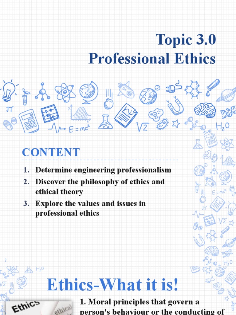 Chapter 3 - Professional Ethics | PDF | Engineer | Morality