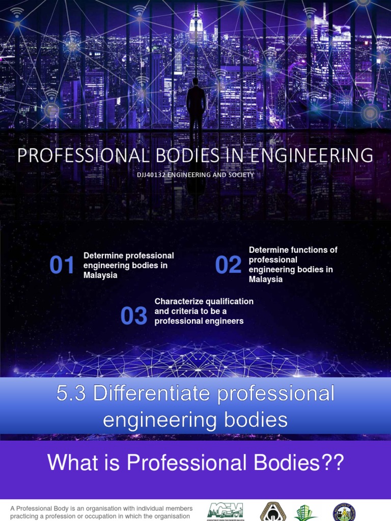 Chapter 5 - Professional Bodies in Engineering | PDF