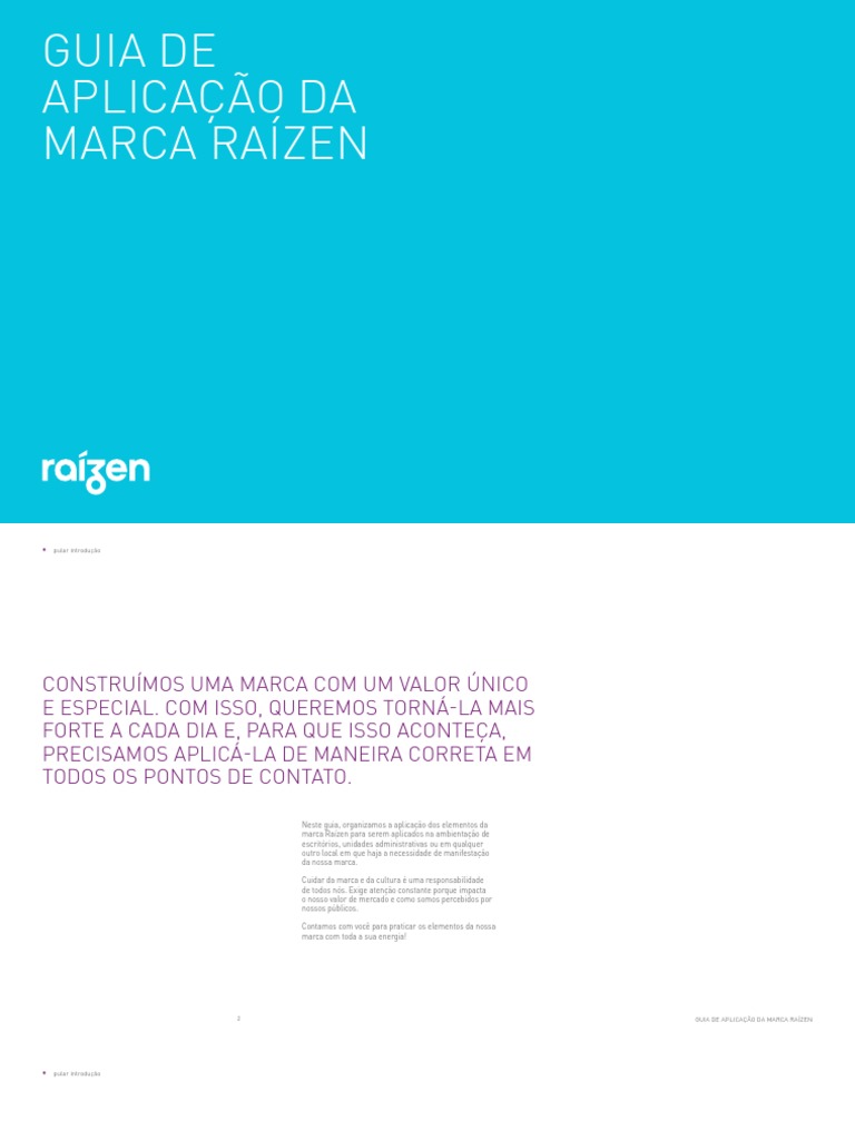 Raizen Guia AplicacaoMarca 2021 | PDF | Cor | Impressão