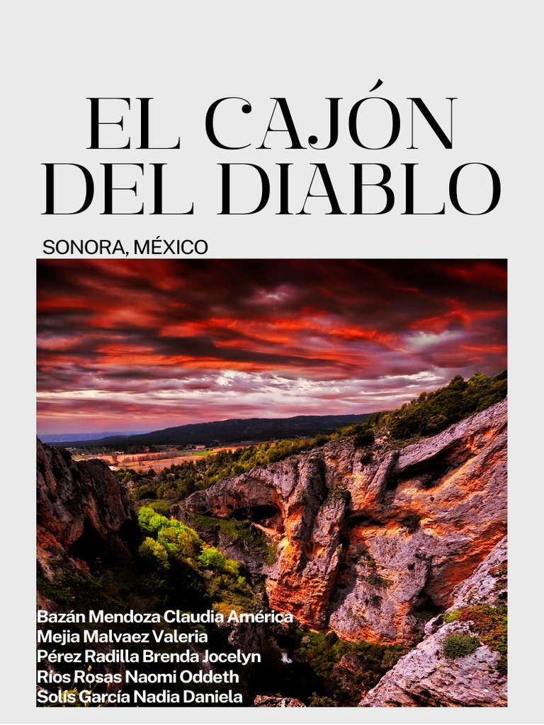 Cajon Del Diablo | PDF | Fauna | Ecología