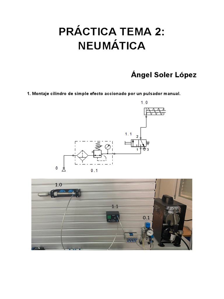 Práctica Neumática | PDF