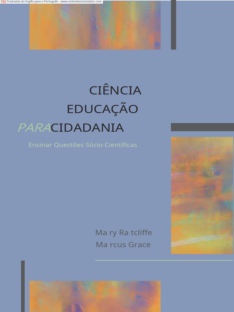 B - Ratcliffe e Grace - Science Education For Citizenship - Teaching ...