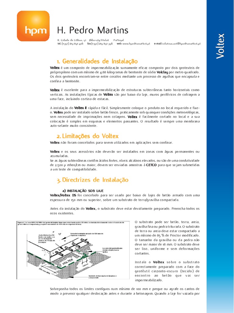 Voltex Instalacao | PDF | Ciências Físicas | Materiais