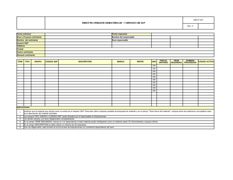 Modelo Formato Creacion de Codigos | Descargar gratis PDF | Informática ...