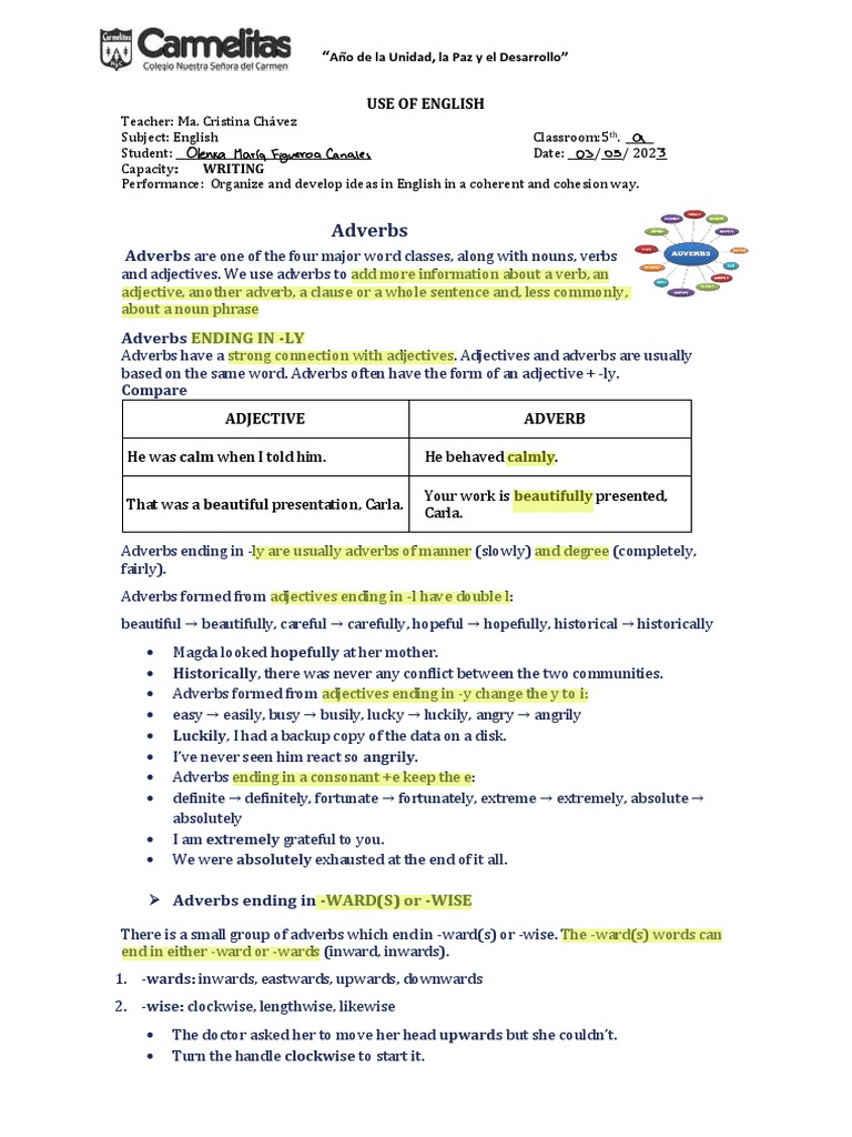 Adverbs | PDF | Adverb | Adjective