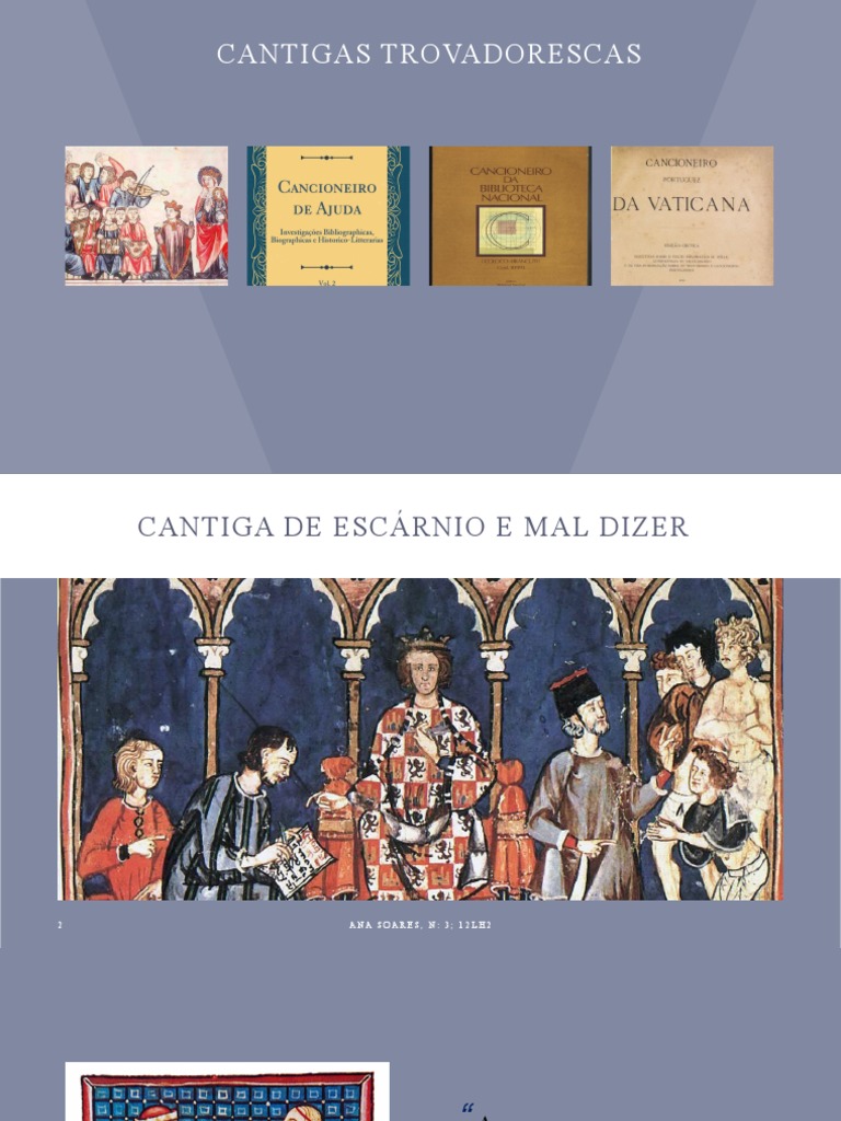 Cantiga de Escárnio e Mal Dizer | PDF