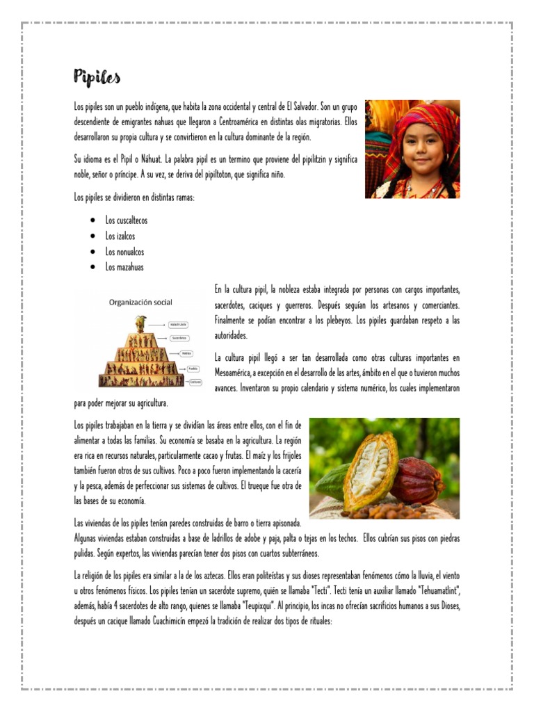 Mayas, Pipiles y Lencas | PDF | Civilización maya | Cultura de las Americas