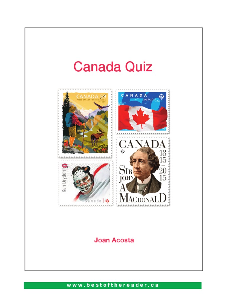 Canada Quiz | PDF | Canada | Provinces And Territories Of Canada