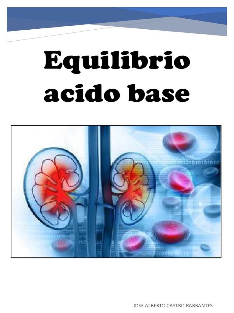 Equilibrio Acido Base | PDF | Desordenes metabólicos | Metabolismo