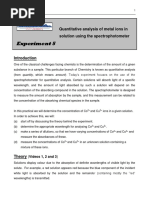 Lab Report On Colorimetry of Copper Sulfate Solutions | PDF ...