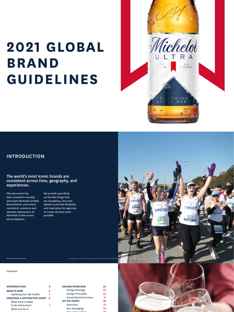 Michelob ULTRA Brand Guidelines 2021 | PDF | Brand | Anheuser Busch Brands