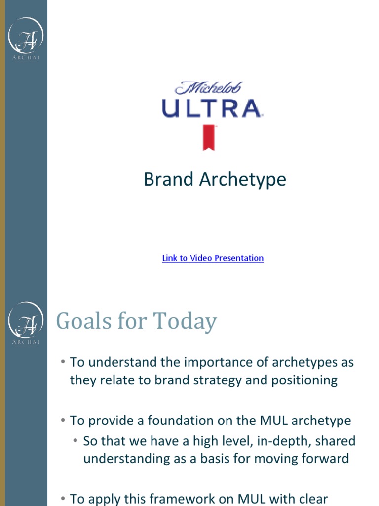 MUL Archetype Ruler Induction 1109 | PDF | Brand | Archetype