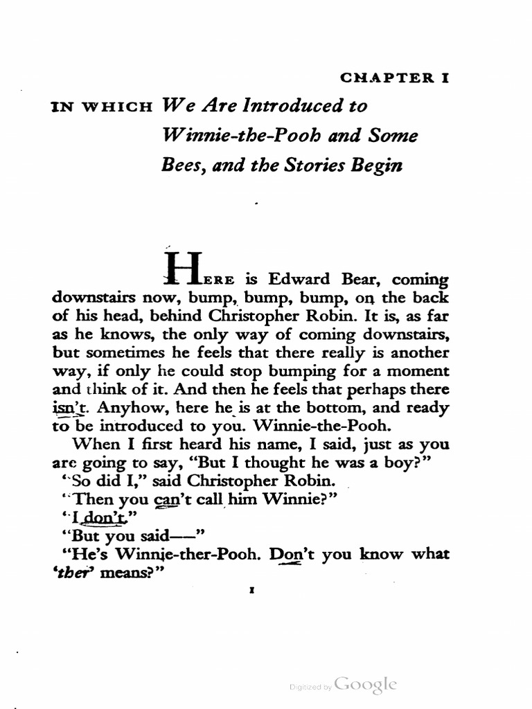 Winnie The Pooh 3 Pages | PDF