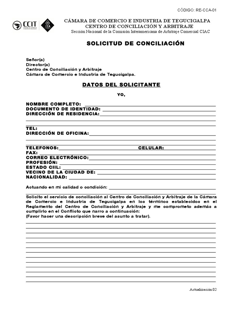 Solicitud de Conciliacion | PDF