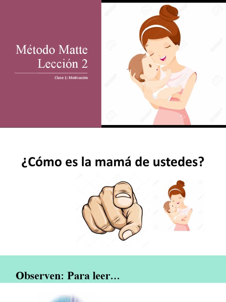 Método Matte Lección 2 | PDF