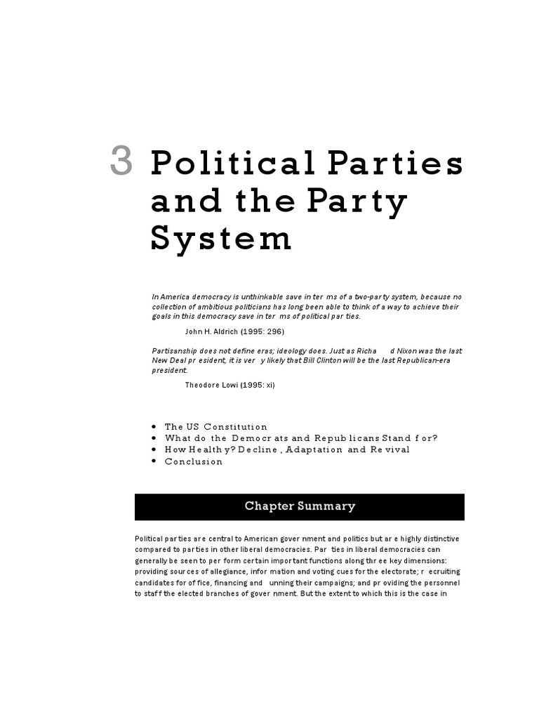 Political Parties | PDF | American Government | Republican Party ...