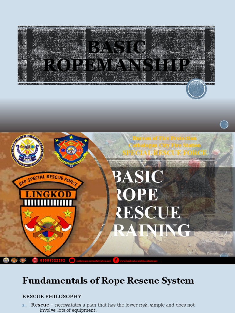 Basic Ropemanship | PDF | Knot | Rope