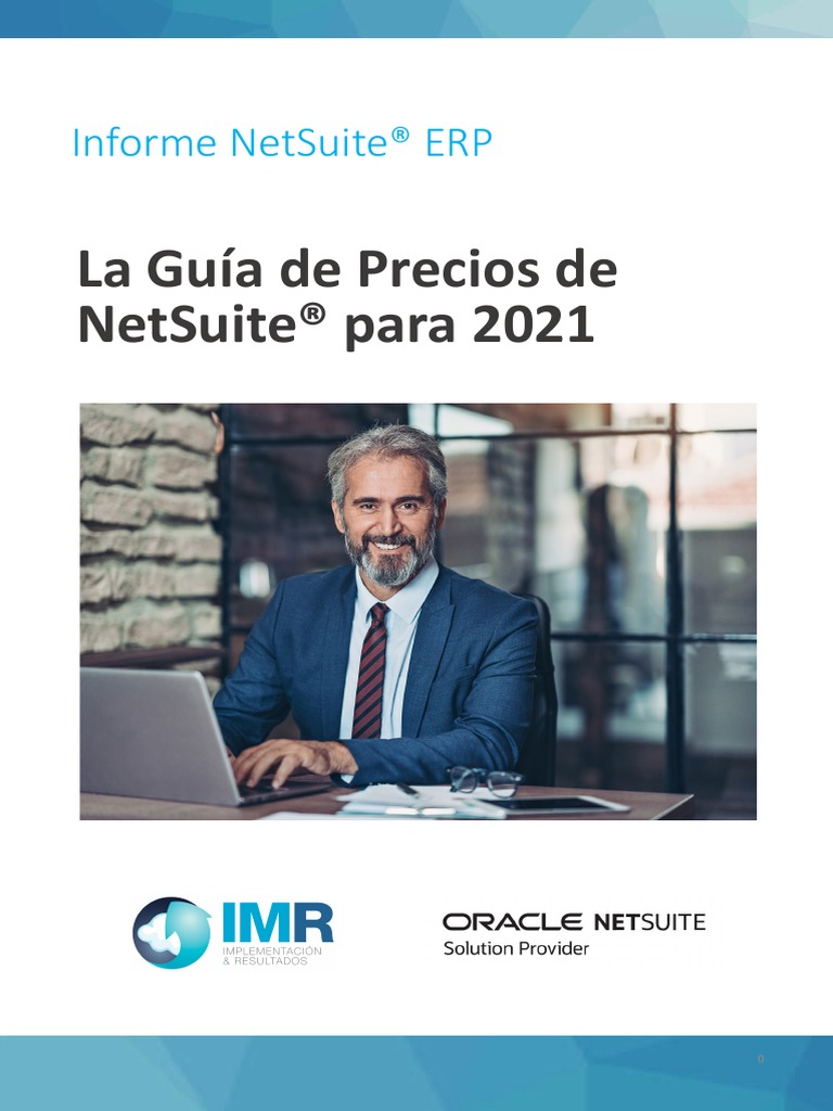 Guia de Precios 2021 Oracle NetSuite | PDF | Planificación de recursos ...