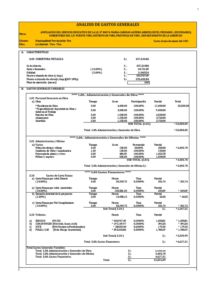Desagregado de Analisis de Gastos Generales 20220812 083830 058 | PDF